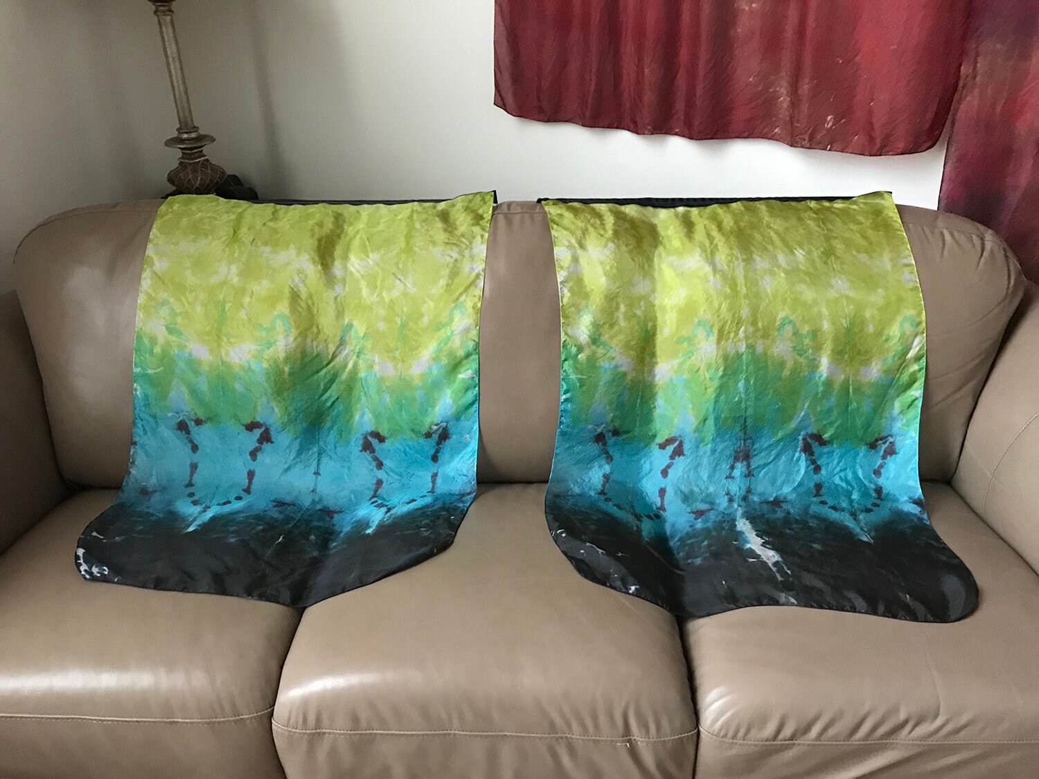 Prophetic Silk Flag Worship Flag Praise Dance Dyed - Etsy