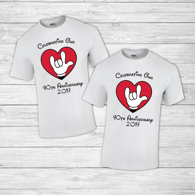 I Love You Disney Sign Language Wedding Anniversary Shirt | Etsy