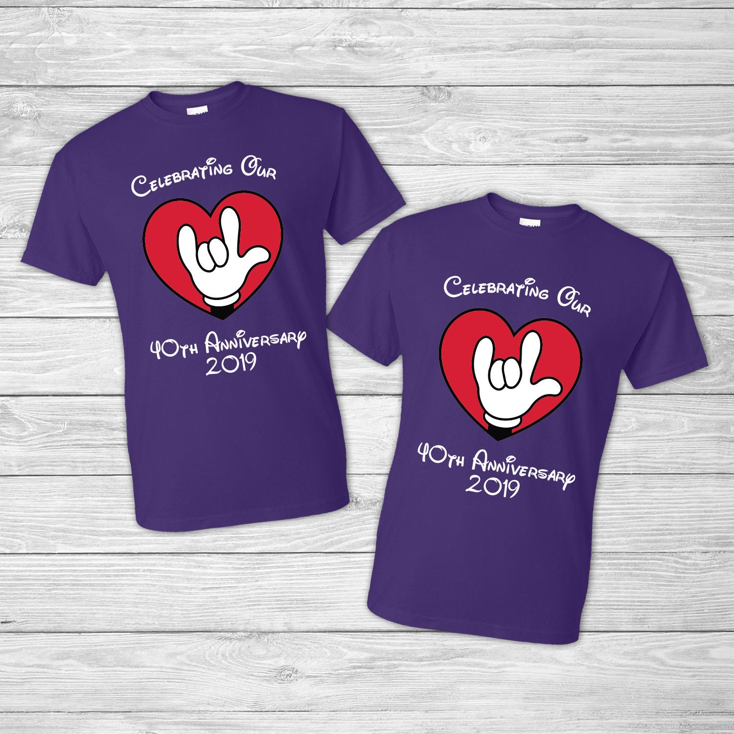 I Love You Disney Sign Language Wedding Anniversary Shirt | Etsy