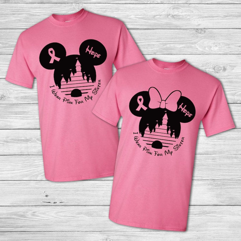Breast Cancer Awareness Disney World Shirt Survivor | Etsy