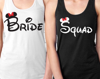Disney Wedding Bride Tshirt or Tanktop Any Tshirt Color - Etsy