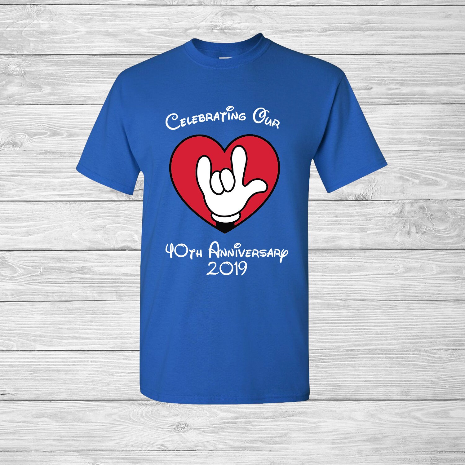 I Love You Disney Sign Language Wedding Anniversary Shirt | Etsy