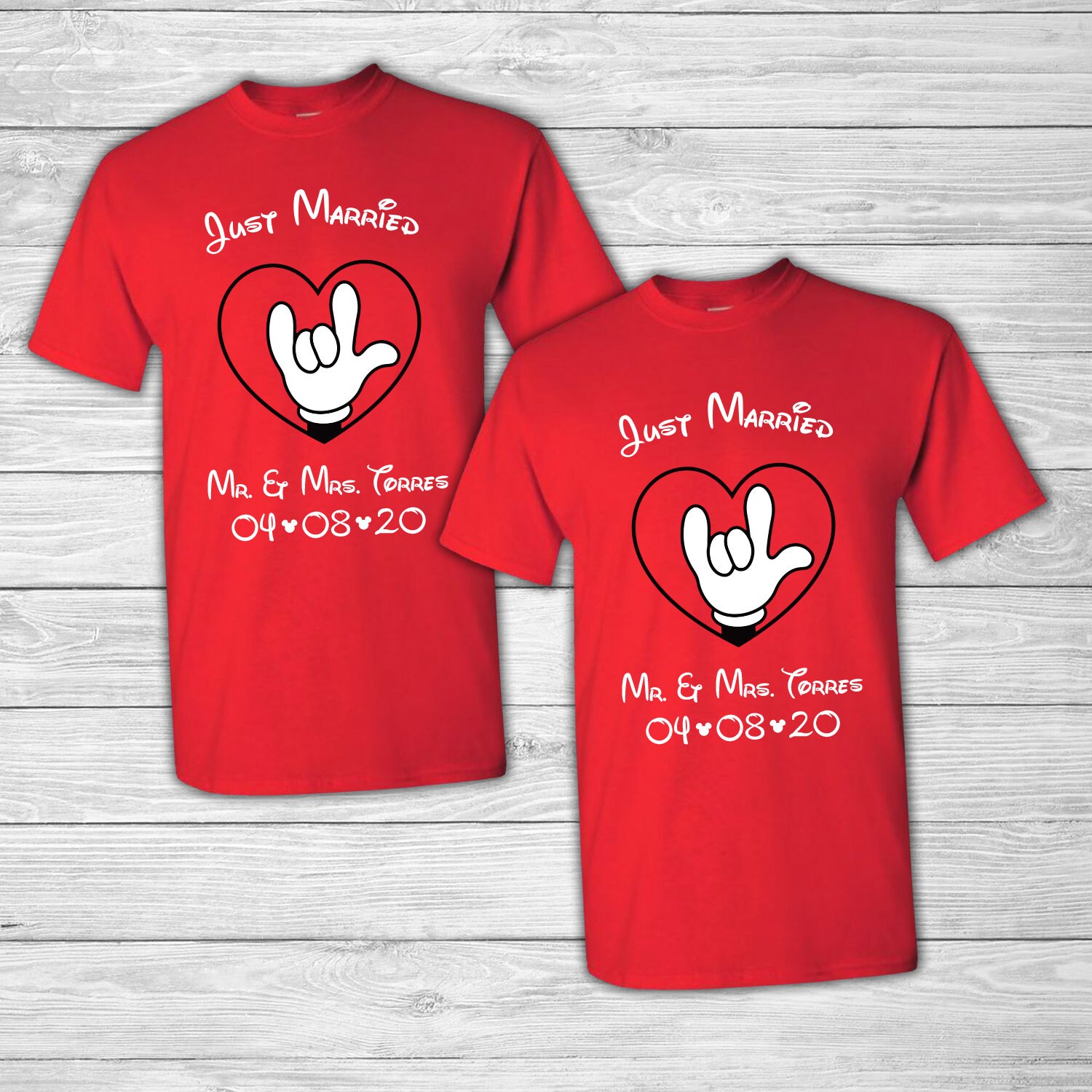 I Love You Disney Sign Language Wedding Anniversary Shirt | Etsy