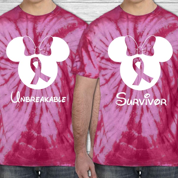 Breast Cancer Tie Dye Shirt - Etsy