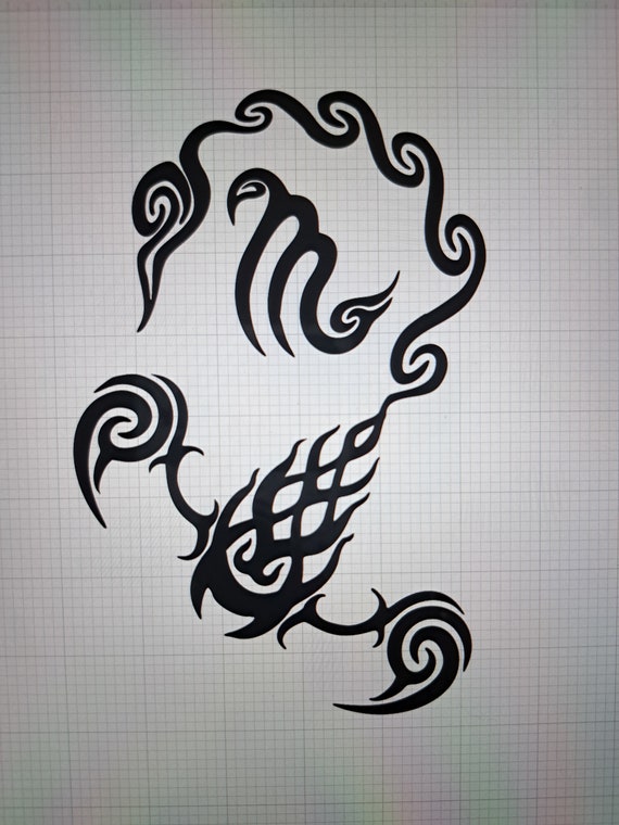 Tribal Scorpio Symbol Free: Scorpions Tribal Tattoos Png Transparent