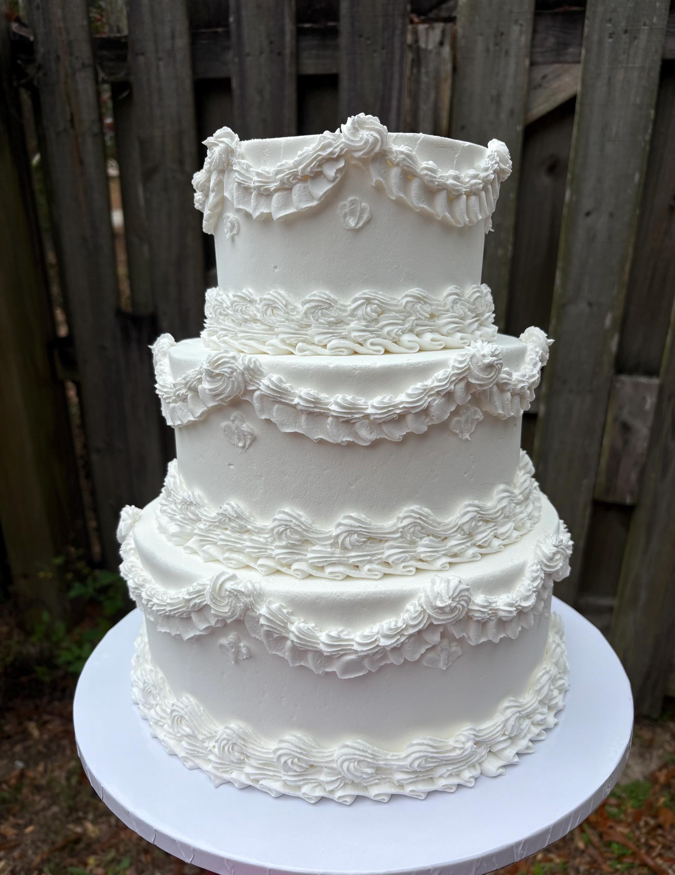 Vintage Design Fake Cake, Lambeth Wedding Cake, Birthday, Display ...