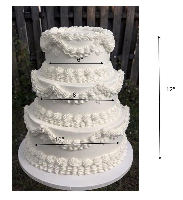Vintage Design Fake Cake, Lambeth Wedding Cake, Birthday, Display ...
