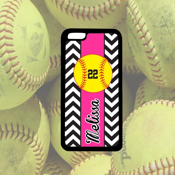 Softball iPhone Case - Etsy
