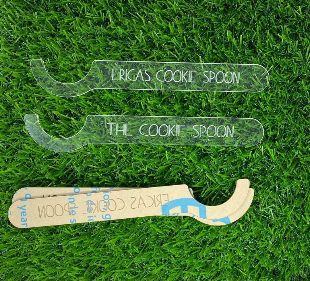 Acrylic Cookie Spoon, Cookie Dipper Spoon, Personalized Acrylic Cookie ...