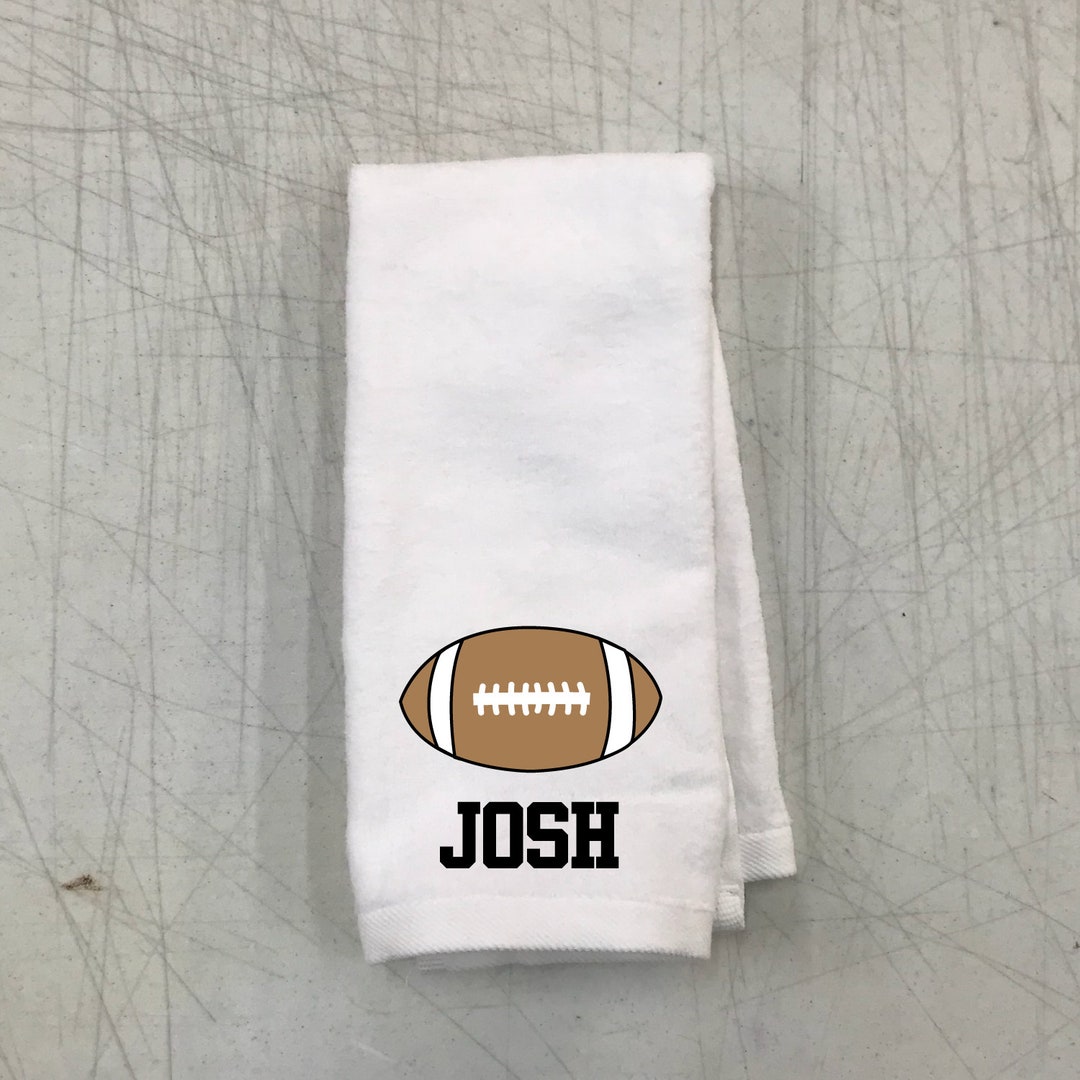 Personalized Football Towel, Football Towel, Team Gift, School Sports ...