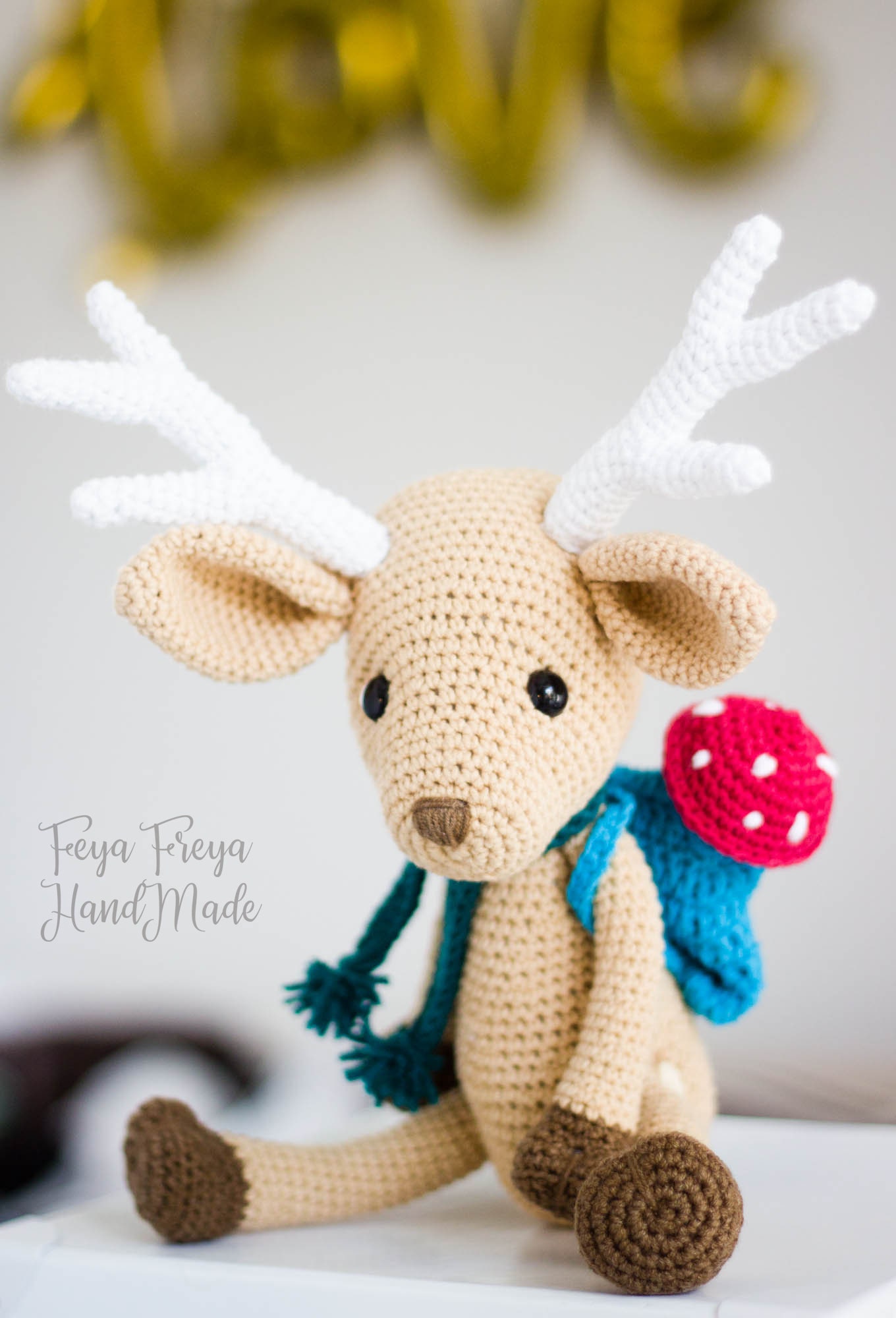 Hand-made Crochet Deer - Etsy
