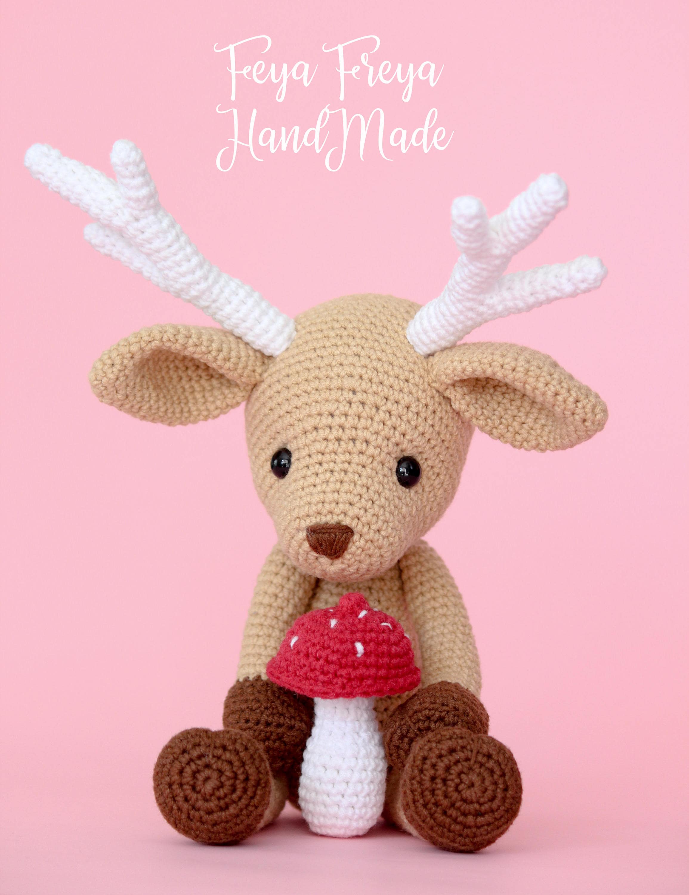 Hand-made Crochet Deer - Etsy