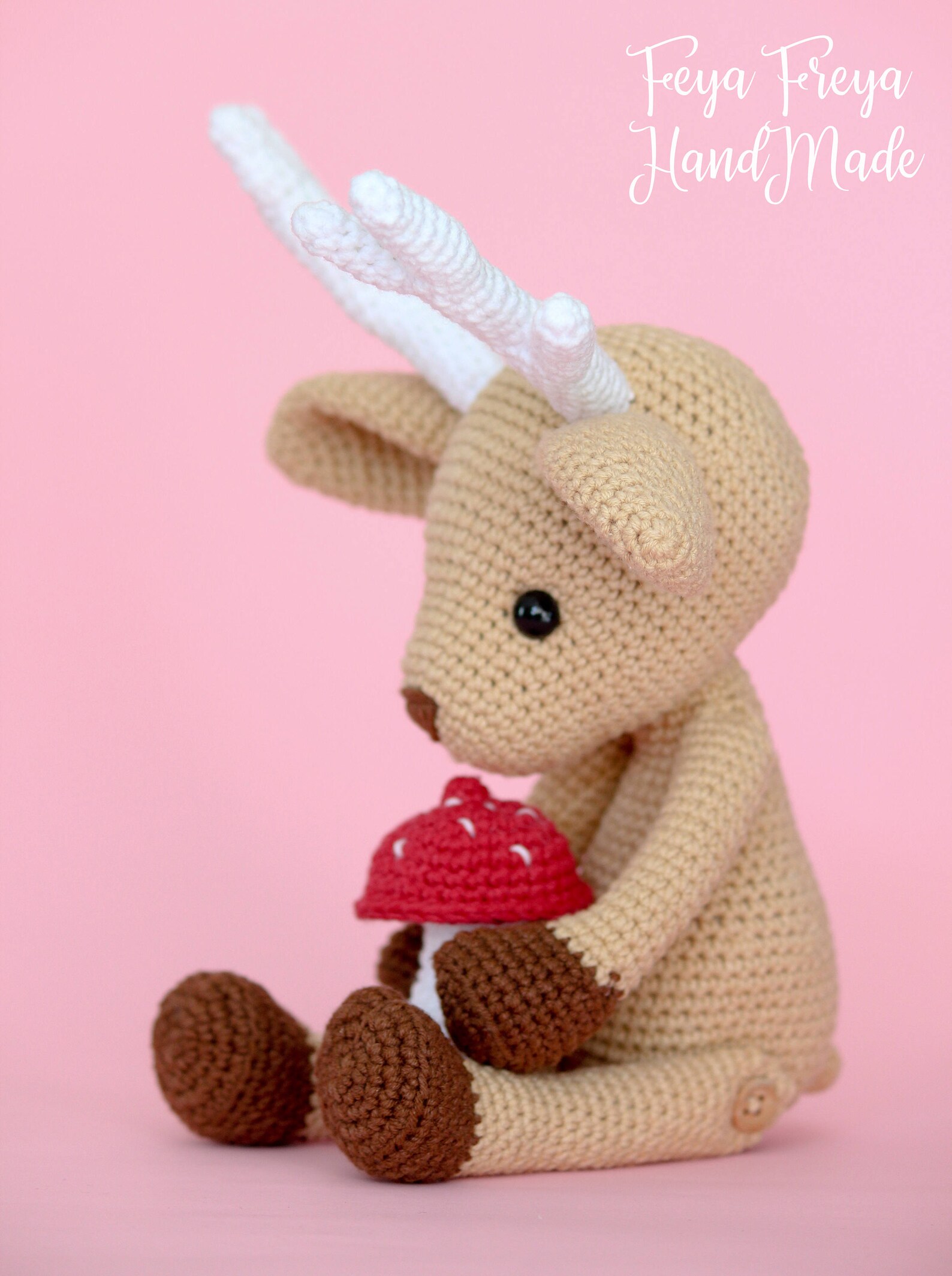 Hand-made Crochet Deer - Etsy