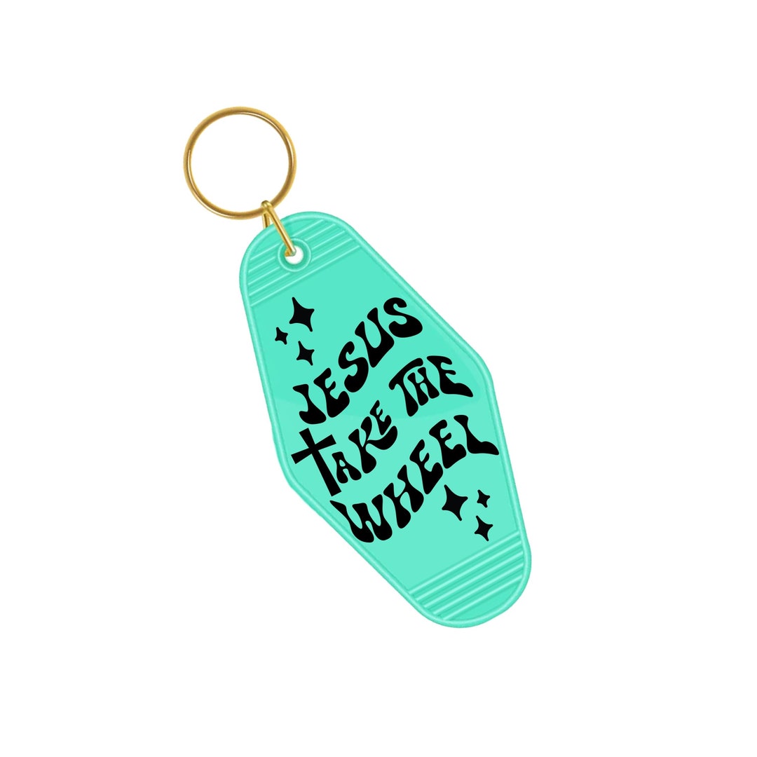 Jesus Take the Wheel Keychain | Christian Keychain | Bible Keychain ...