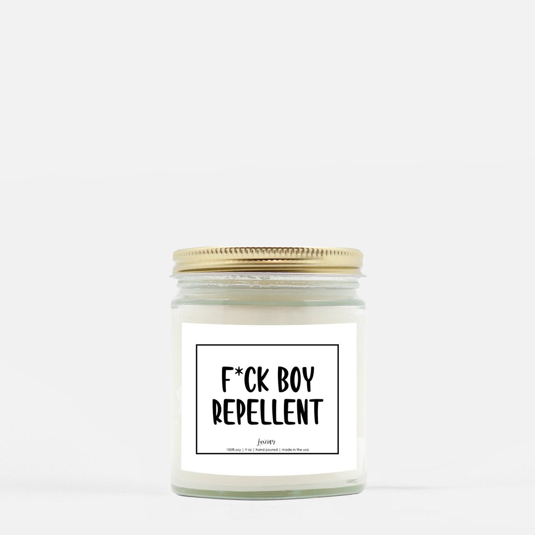Fck Boy Repellent Funny Candle Break up Gift Divorce Party Gift Dirty ...