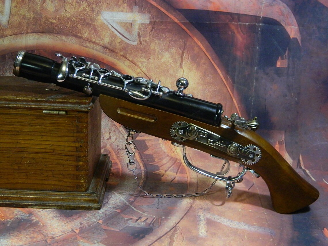 Steampunk Gun flute Gun. A Great Gift for | Etsy