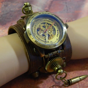 Steampunk Clock mechanical Skeleton Mechanical | Etsy