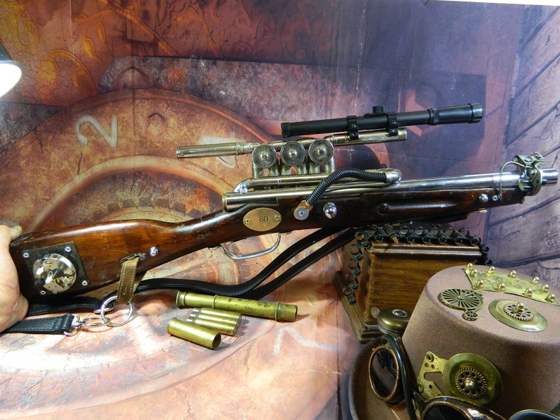 Rifle steampunk SNIPER STIMPANK | Etsy