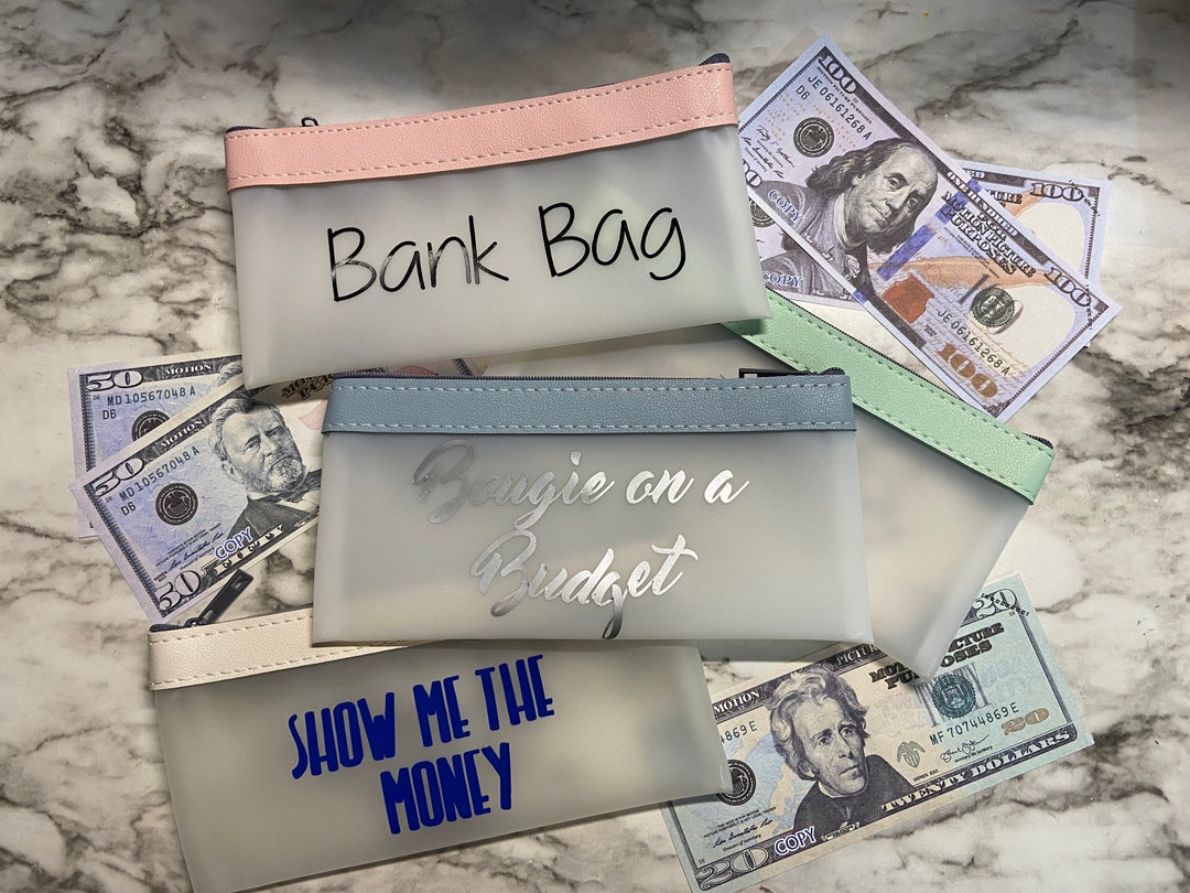 Bank Bag Money Bag Personalized Money Pouch bank Teller Bag Pencil Bag ...