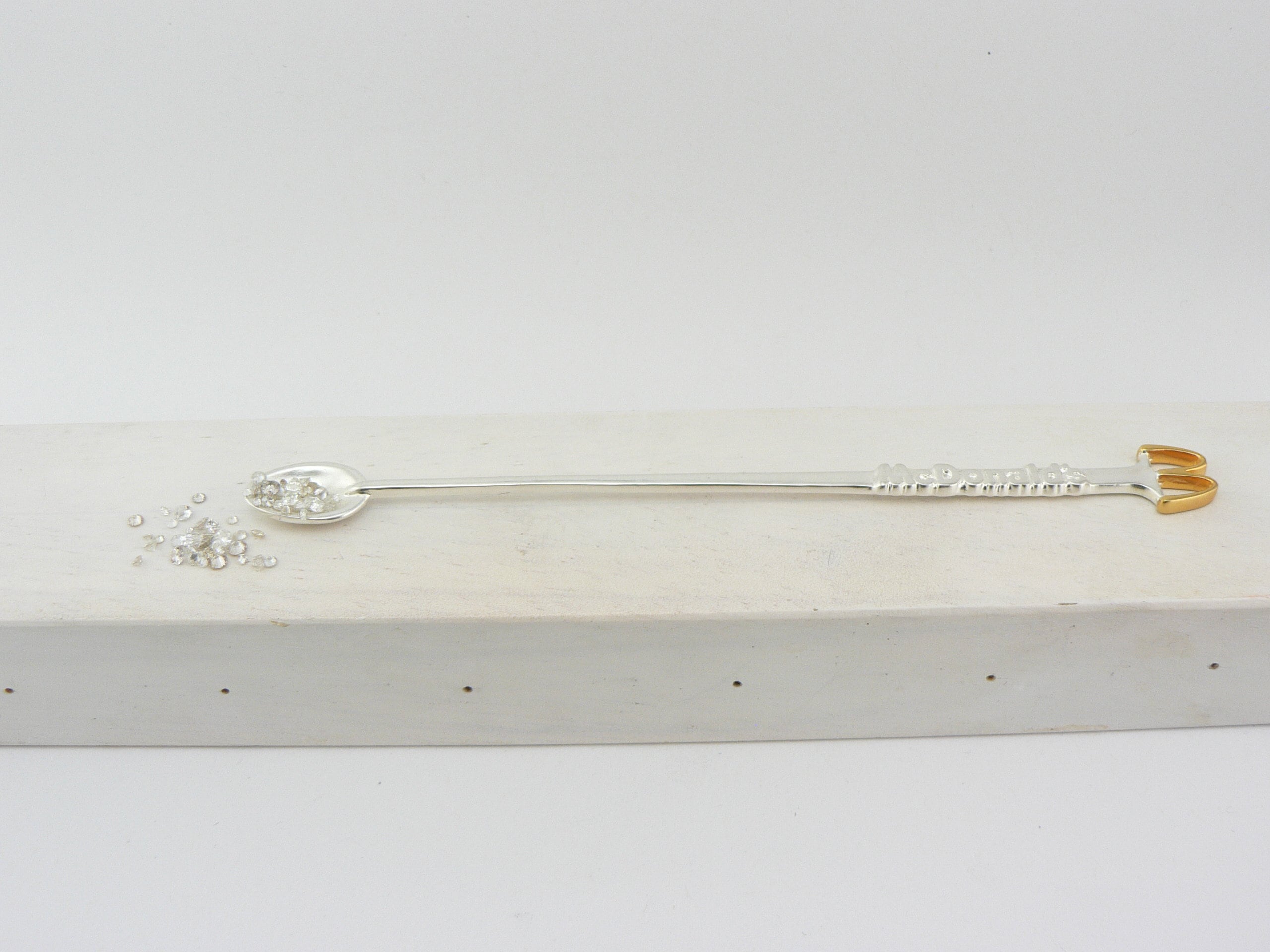 Silver & Gold Mcdonalds Spoon replica of Vintage Coffee Stirrer - Etsy ...