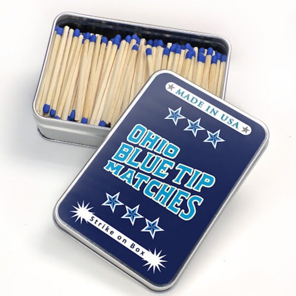 Tin Match Holder - Etsy