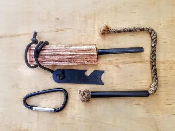 Fatwood Ferro Rod Tinder Torch Survival Camping Gear - Etsy