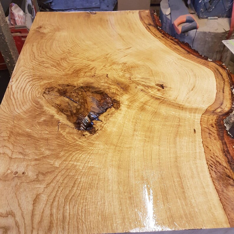 Live Edge Sideboard, Live Edge Computer Table, Solid Oak Sideboard ...