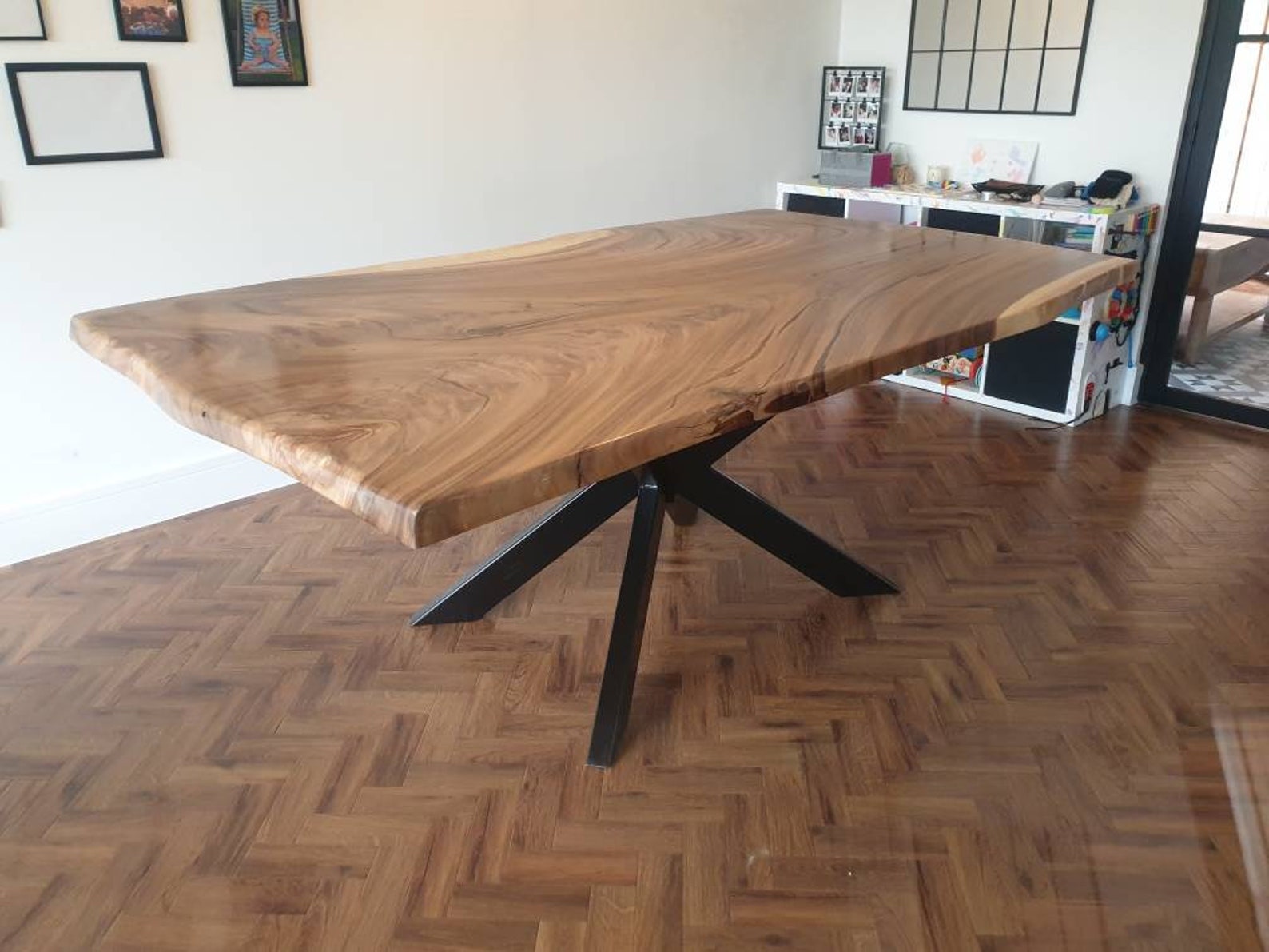 Bespoke Rustic Live Edge Solid Wood Kitchen Worktops and Islands ...