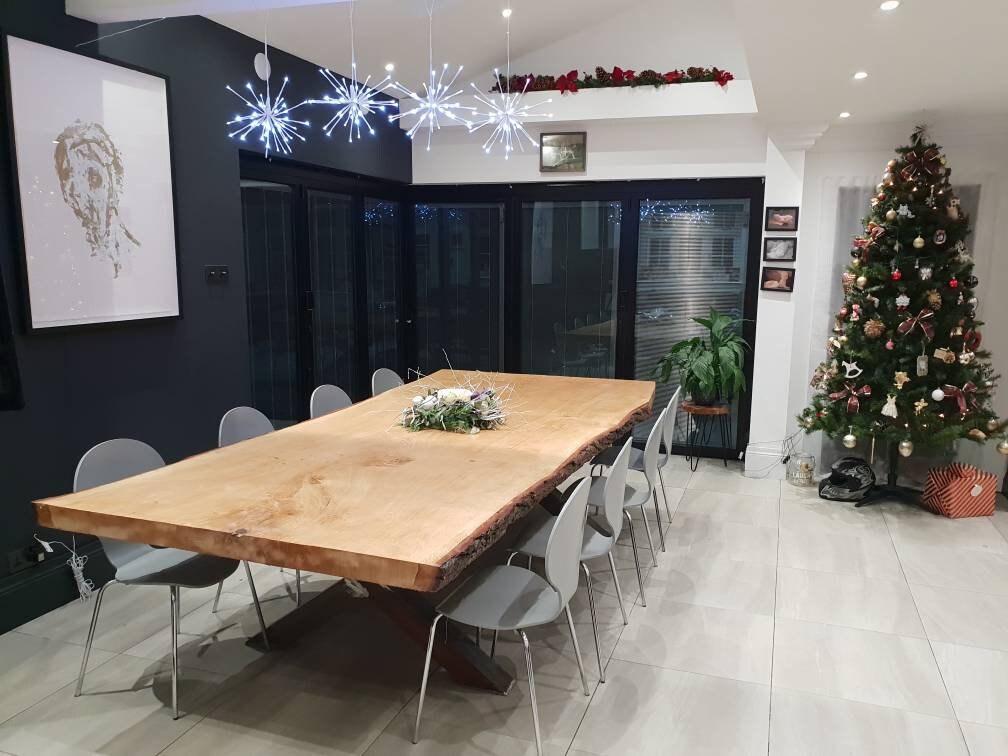 Solid Oak Conference Table for sale | Only 4 left at -70%