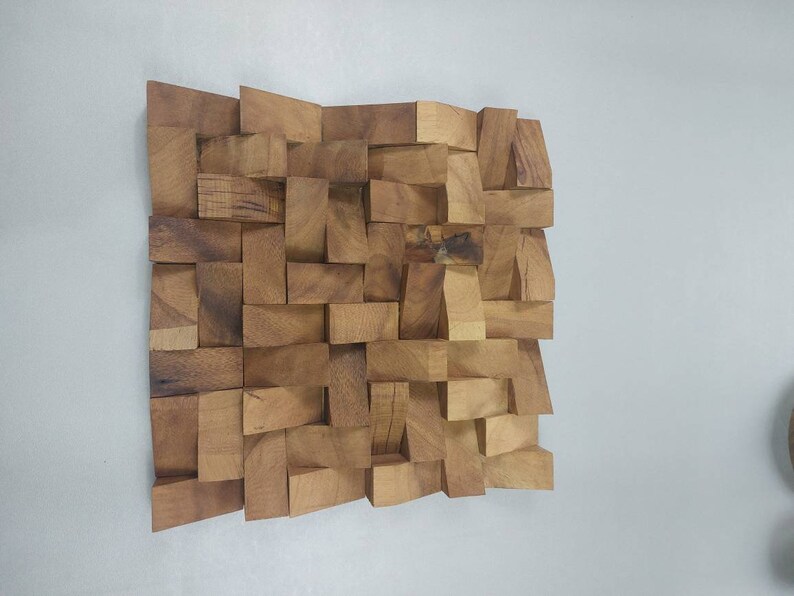Solid Wood Central American Walnut Decorative Wall Art Sound Dispersion ...