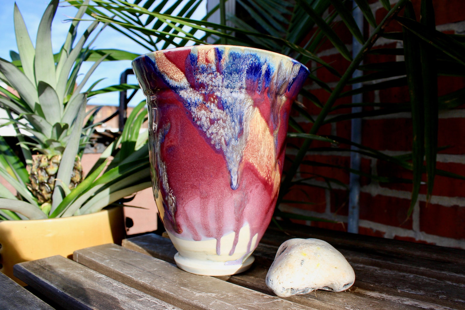 Abstract Glaze Porcelain Vase Pottery Vase Handmade Vase - Etsy