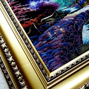 Finished Complete Cross Stitch/ Stone Bridge/ Cross Stitch Finished ...