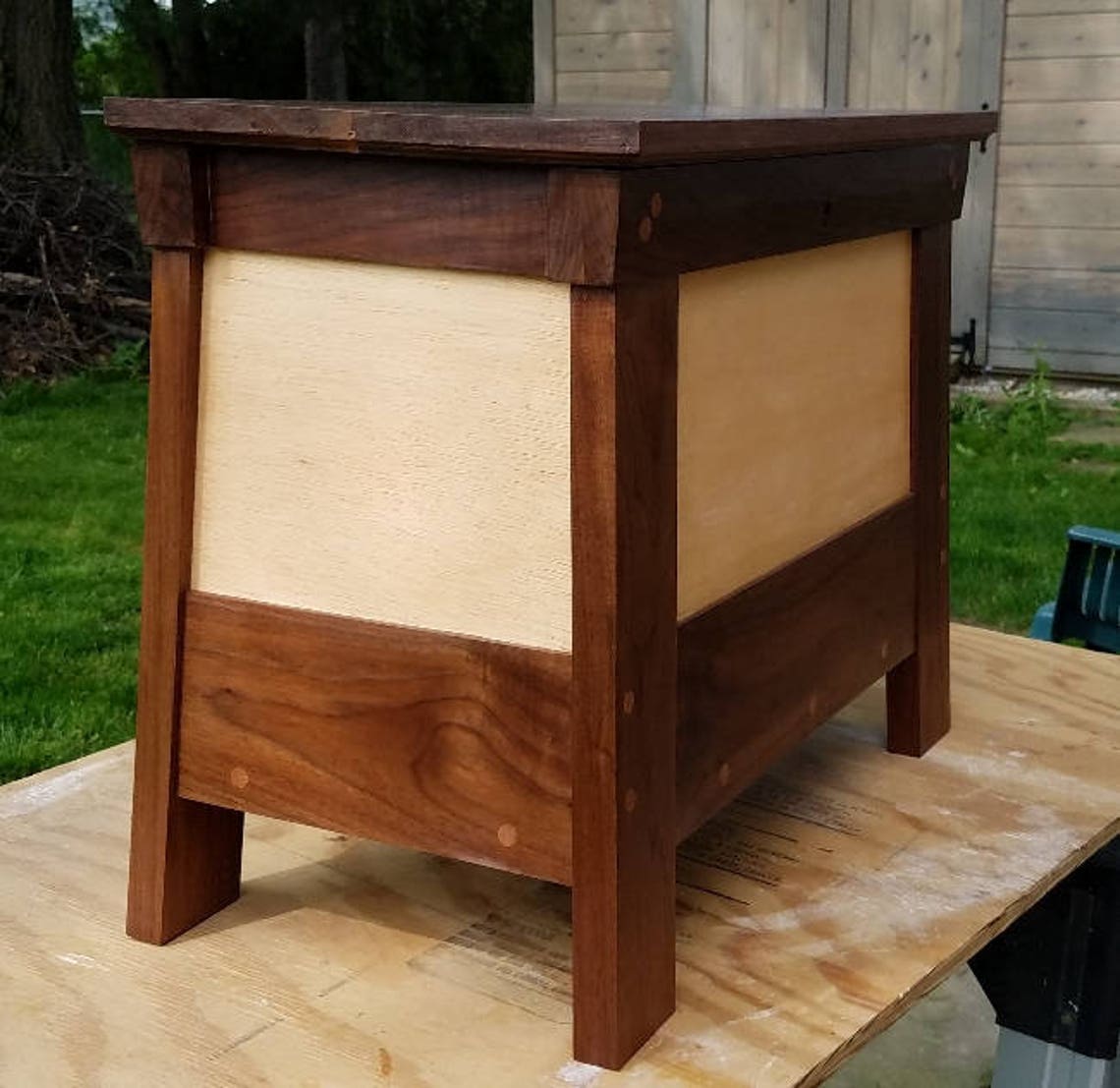 Craftsman Chest Bench - Etsy