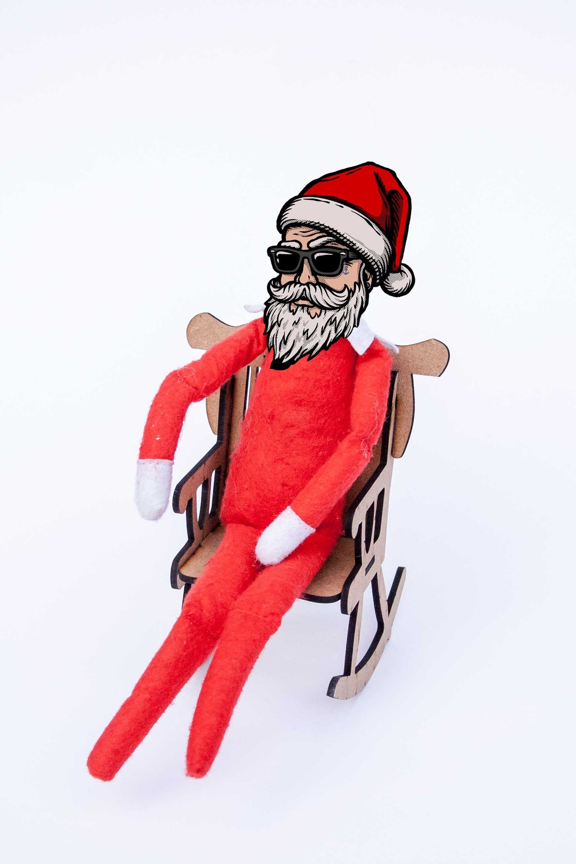 Personalised Elf Rocking Chair to Fit on the Shelf, Accessories, Props ...