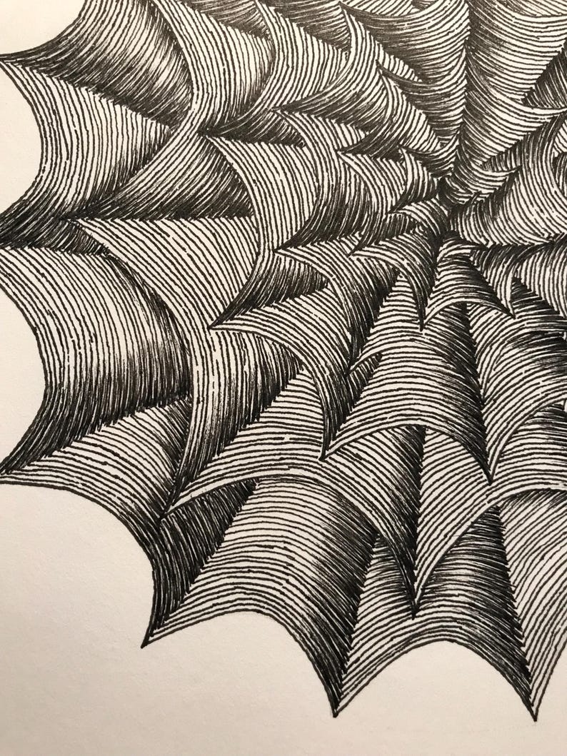 Pen Ink Fine Line Drawing, Original Artwork, Fine Line Art, Pen Ink ...