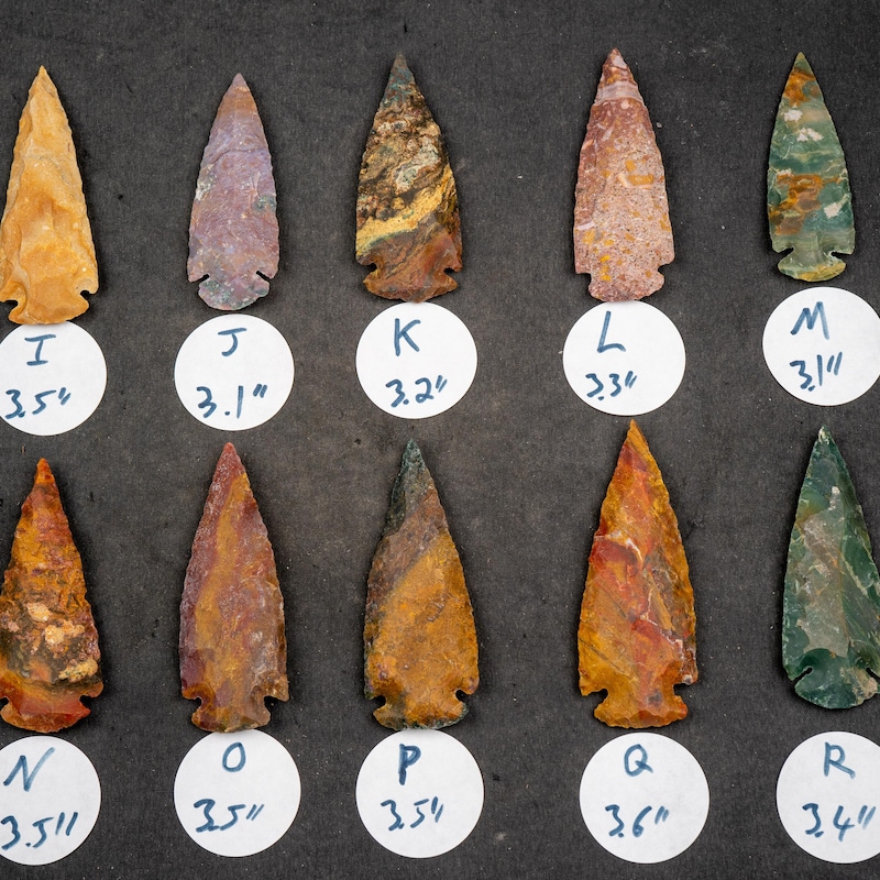 Stone Arrowheads - Etsy