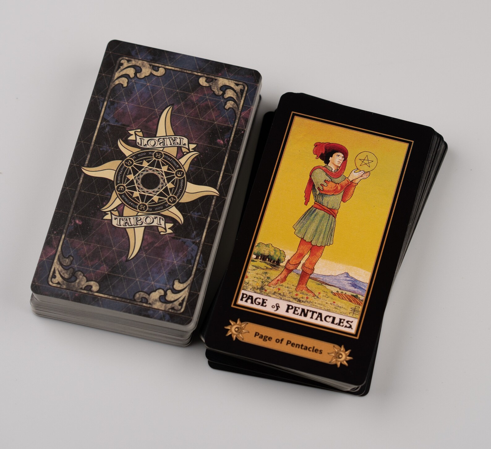 Holographic A.E. Waite Tarot Deck Tarot Crystals & Sage Gift - Etsy