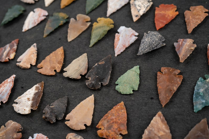 50 Flint Arrowheads: OH Collection, Project Points, Craft Supplies - Etsy