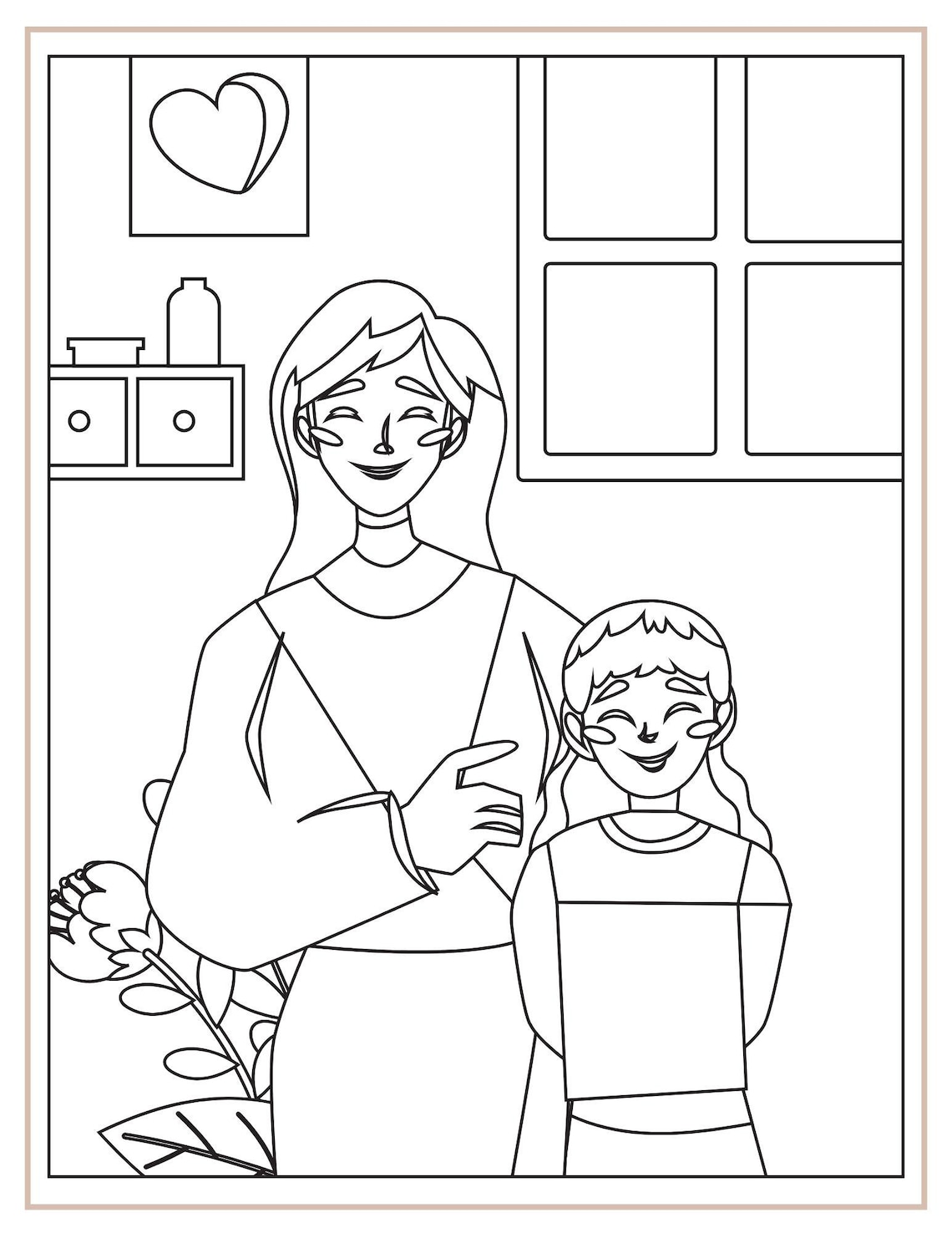 Mother’s Day Coloring Book Printable – 60 Pages of Floral Designs ...