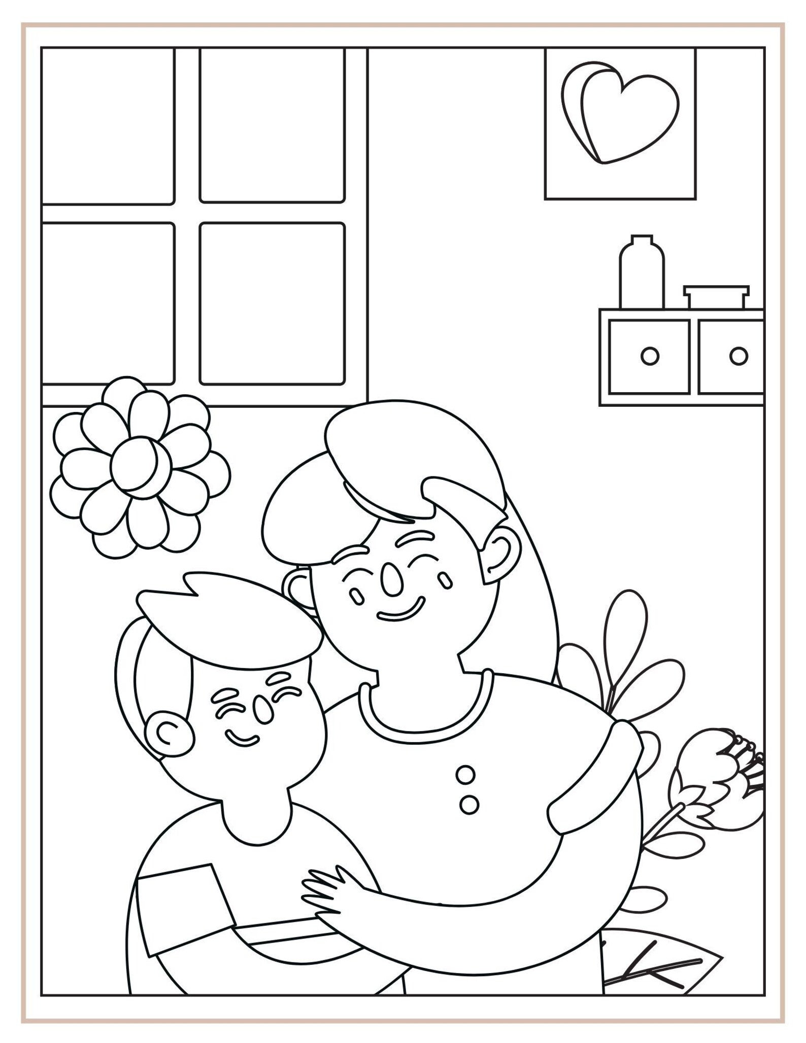 Mother’s Day Coloring Book Printable – 60 Pages of Floral Designs ...