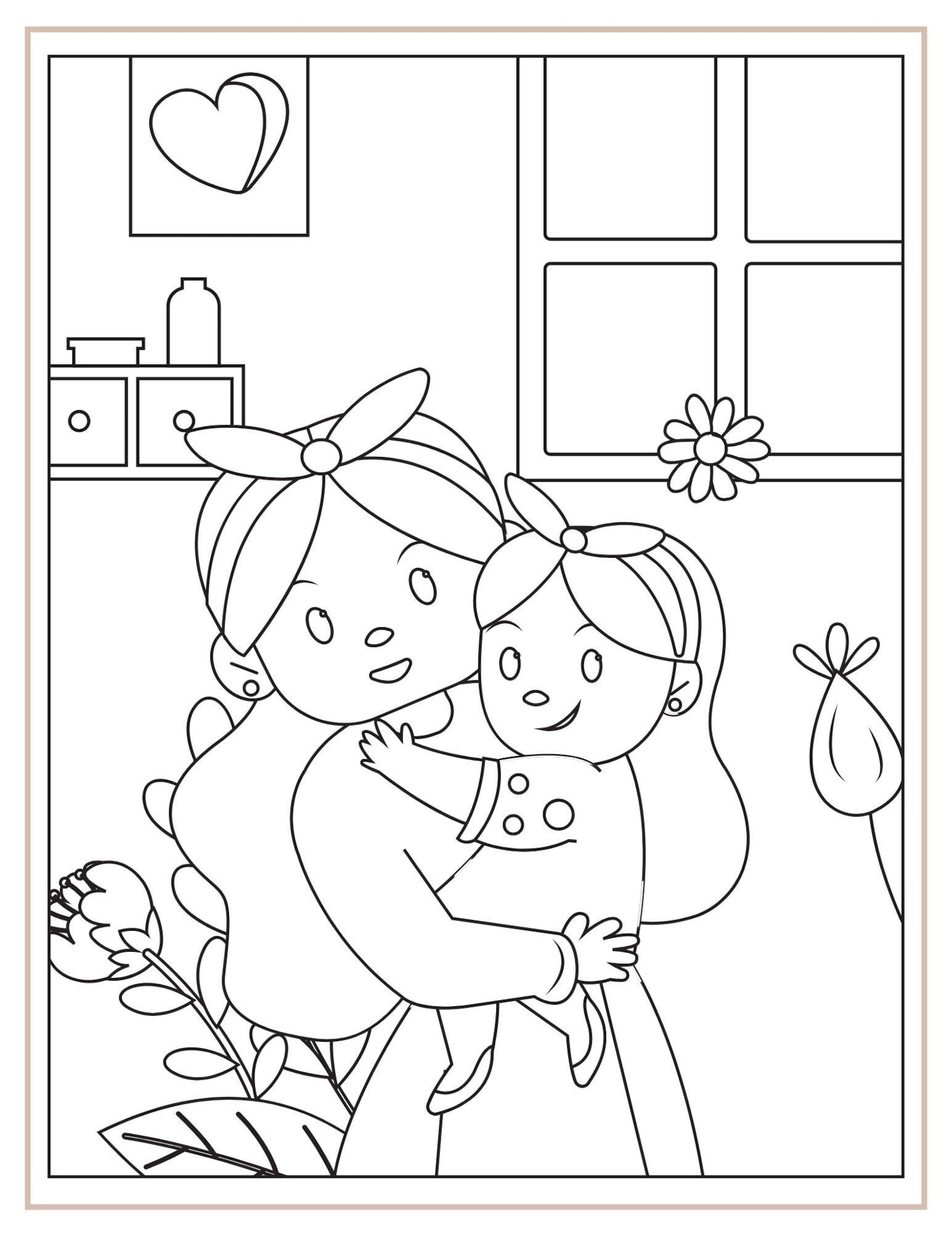 Mother’s Day Coloring Book Printable – 60 Pages of Floral Designs ...
