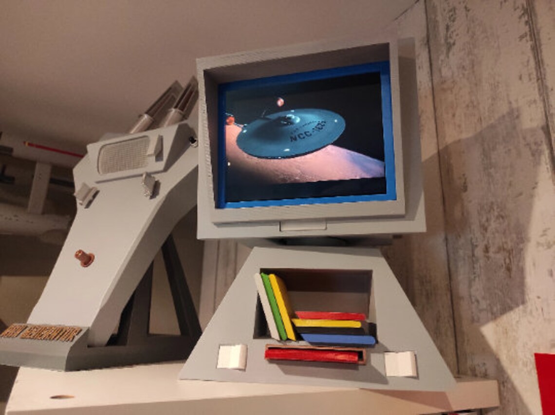 Trek Inspired Desktop Viewer Diy Version 3D Parts Printed - Etsy