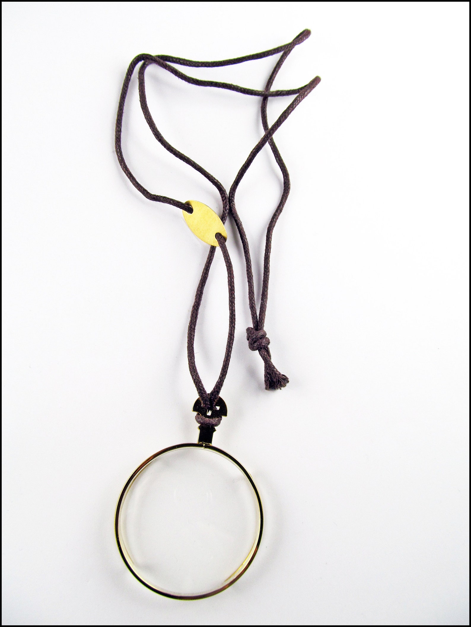 Real Monocle Golden With Cord No Amplification / - Etsy