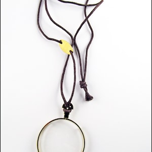 Real Monocle Golden With Cord, No Amplification / Prescription! - Etsy
