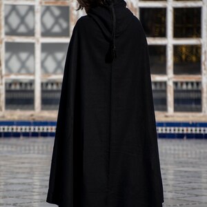 Soft Moroccan Luxury Winter Warm Cape. Long Cape. Long Winter Overcoat ...
