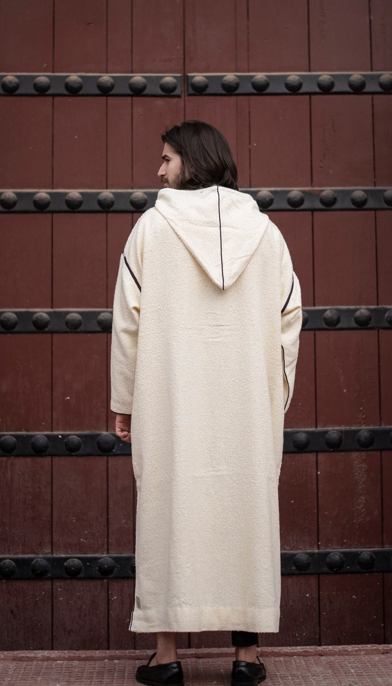 Luxary Long Wool Djellaba, Coat Men and Women, Handmade Winter Coat ...