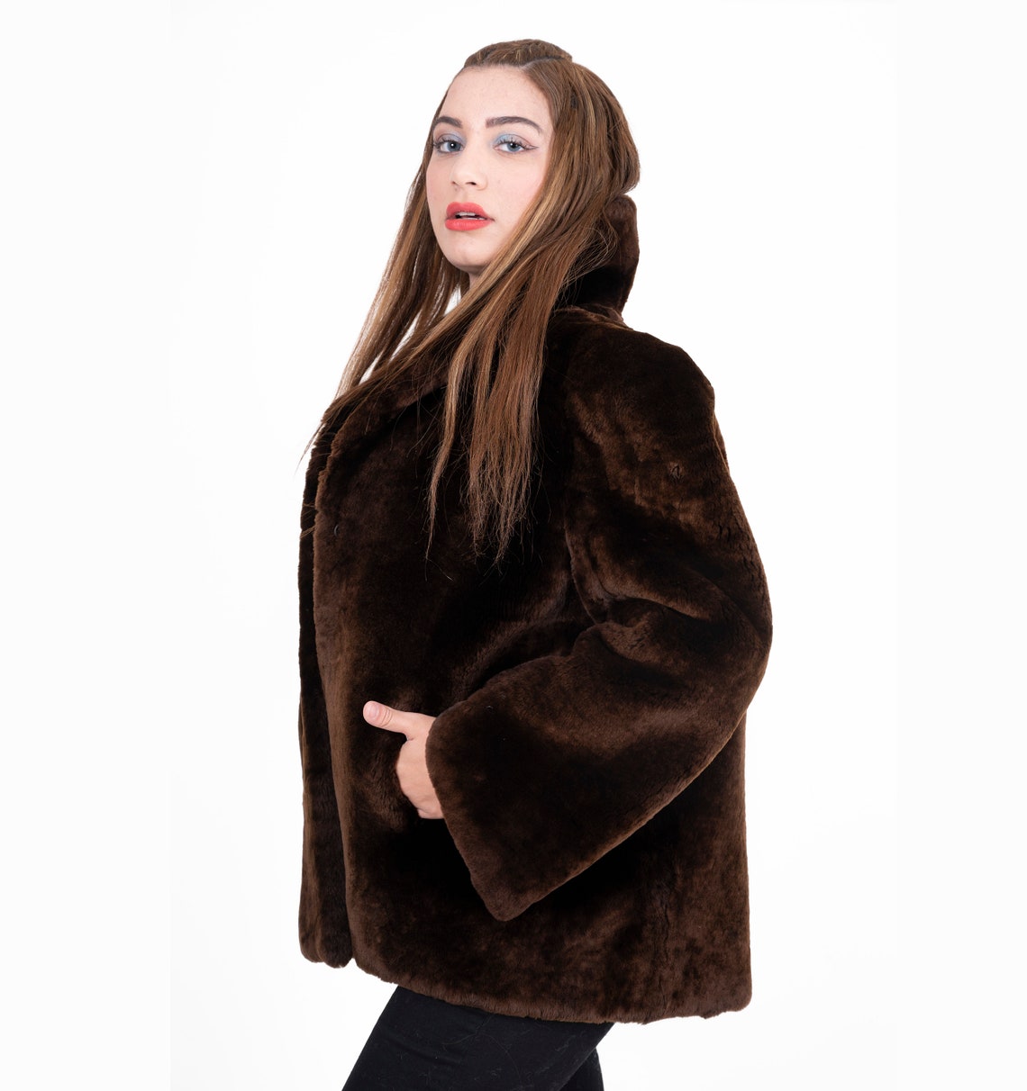 Vintage Bear Coat For Women Bear Skin Coat For Women Etsy