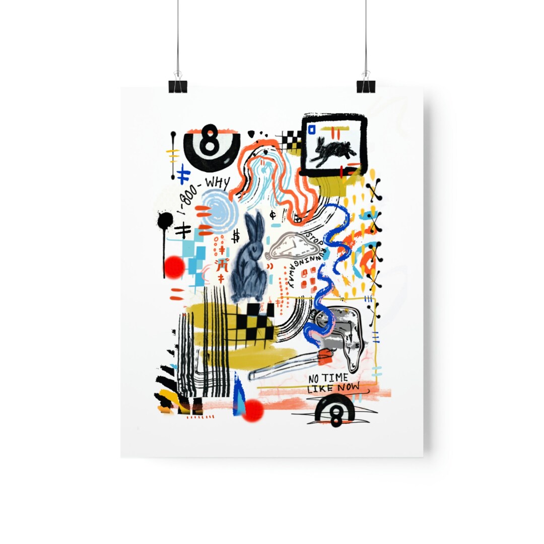 Poster- No Time Like Now - Etsy