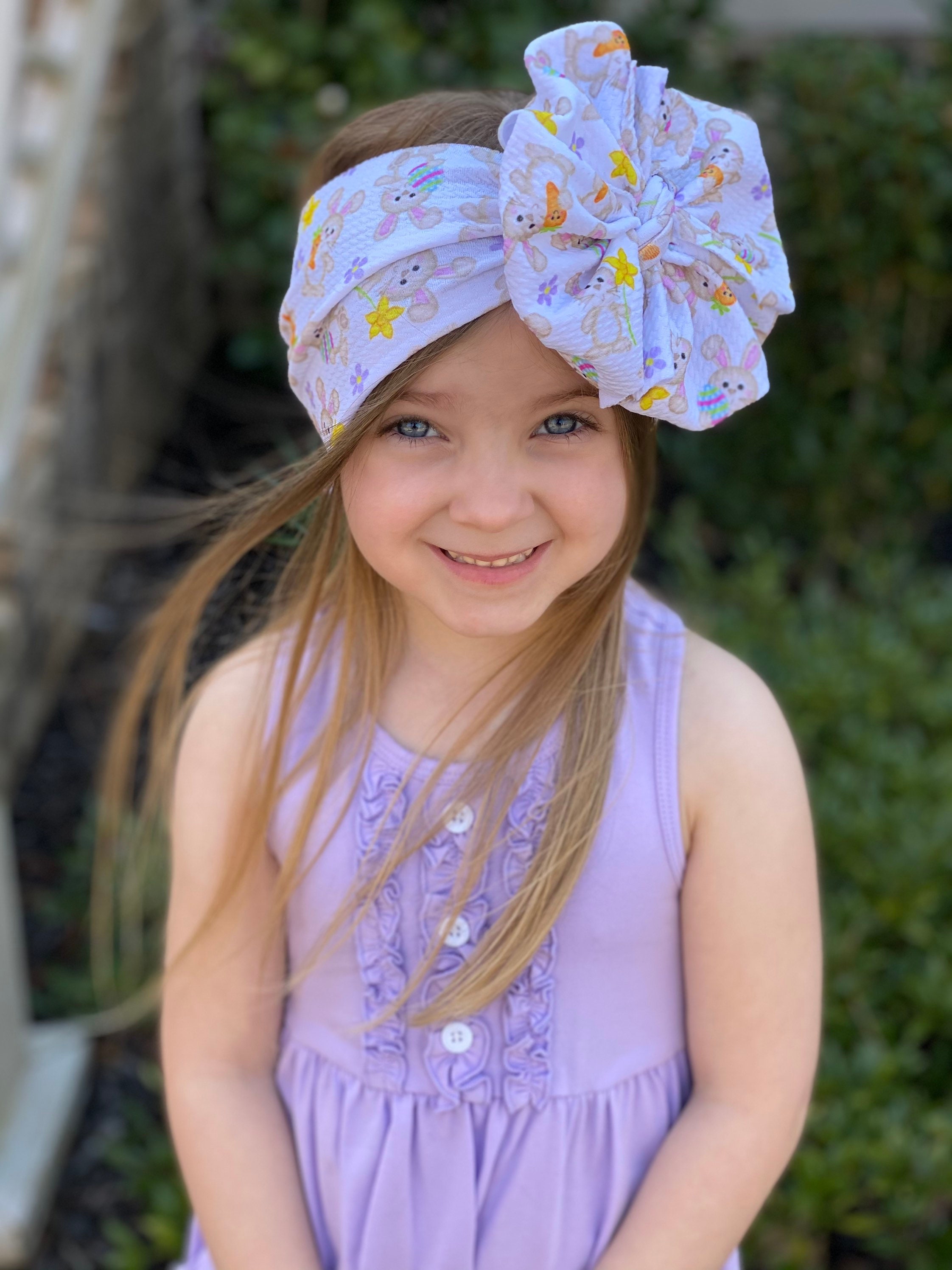 Bunny Hop Messy Bow Head Wrap Messy Bow Headband Messy Bow - Etsy