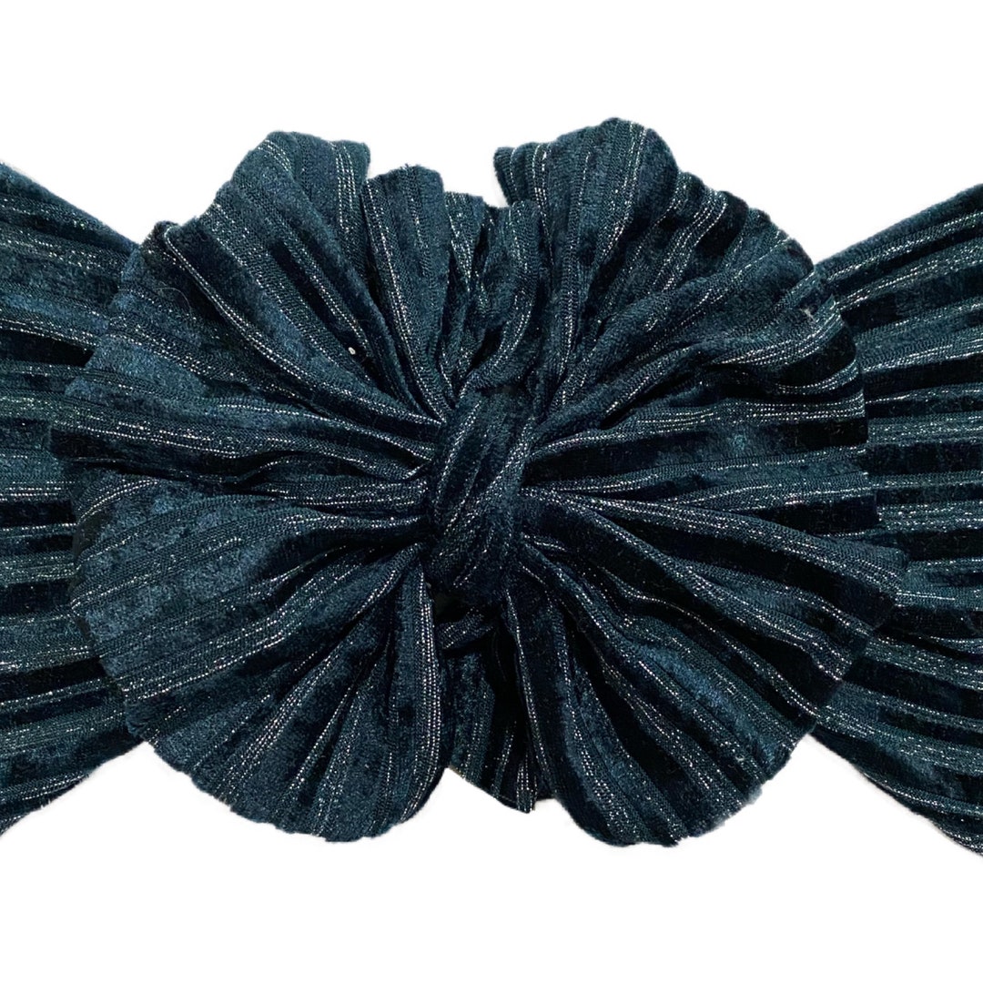 Pine Velvet Messy Bow, Messy Bows, Messy Head Wrap, Messy Bow Head Wrap ...